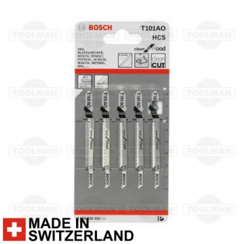Bosch 5 Pce T101B Jigsaw Blade Pack