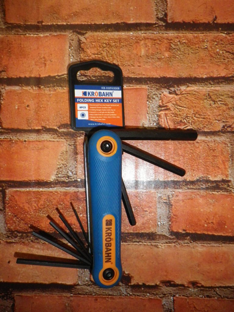 Krobahn 8PCE Folding Hex Key Set - Toolman Yardley Ltd
